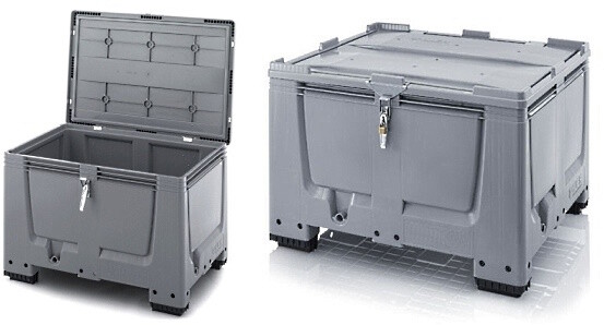 Afsluitbare palletboxen met slot